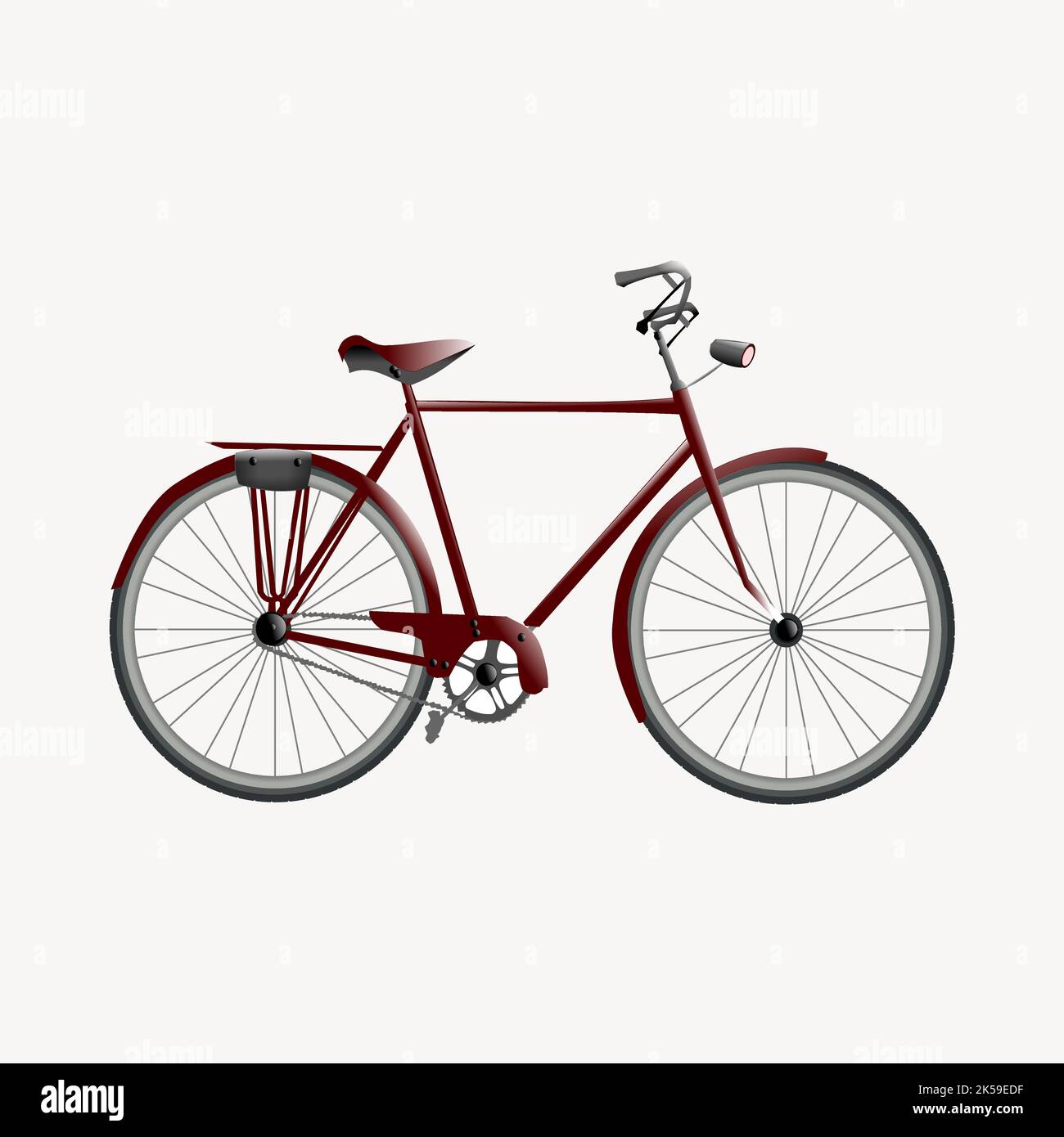 Bicycle clipart, vehicle illustration vector Stock Vector Image & Art ...