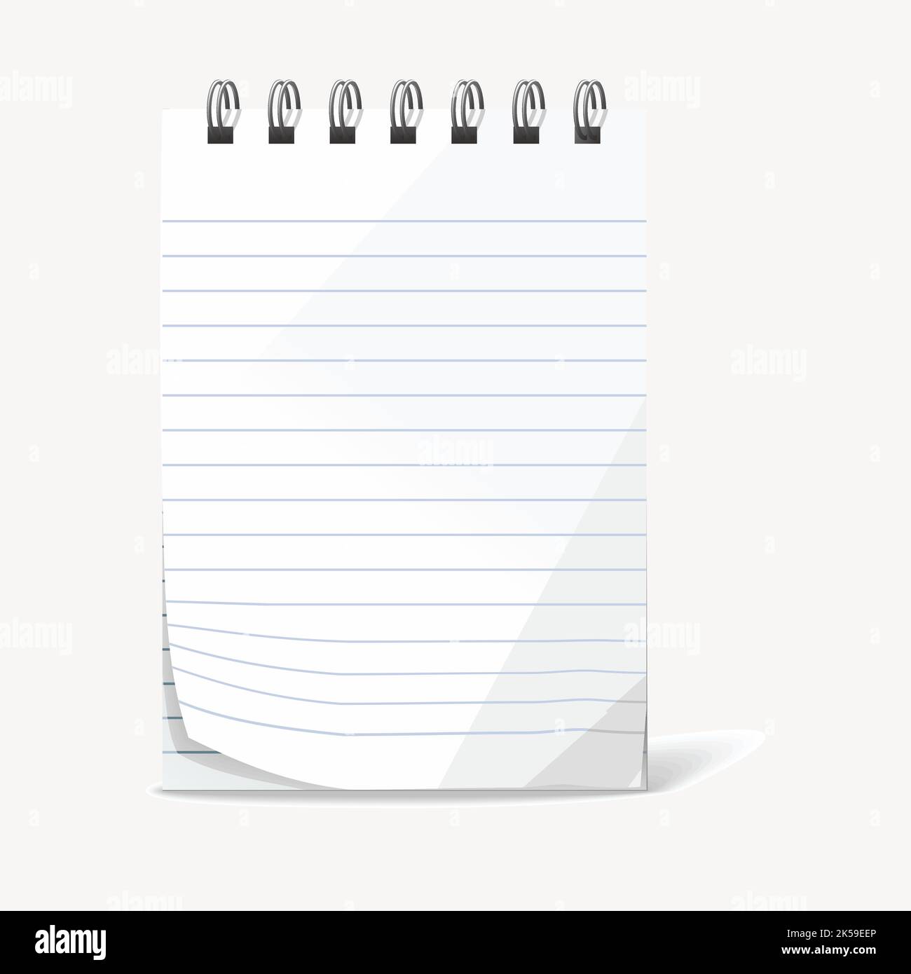 Note paper clipart, stationery illustration vector Stock Vector Image ...