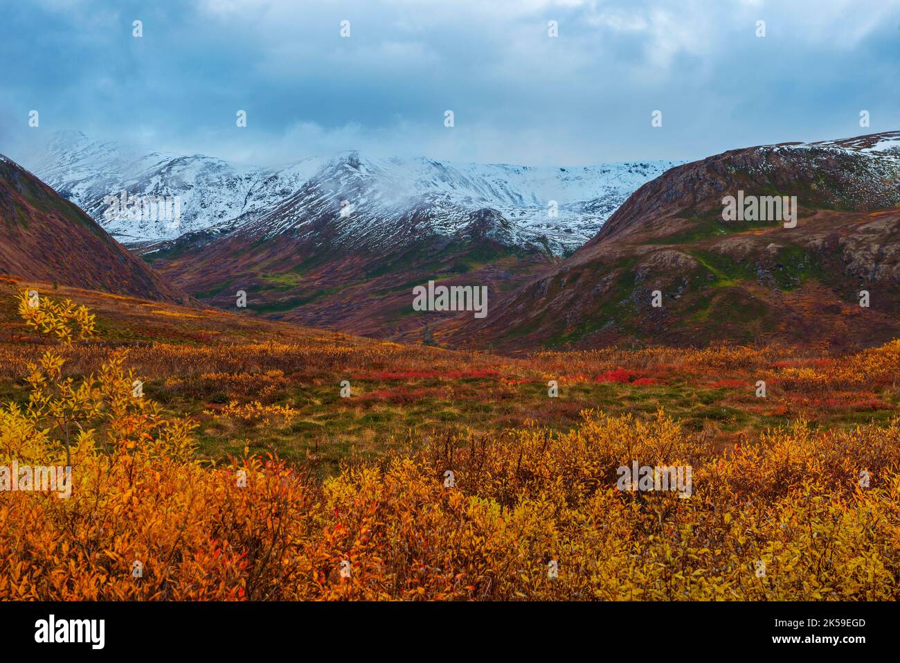 hatcher pass autumn Stock Photo - Alamy