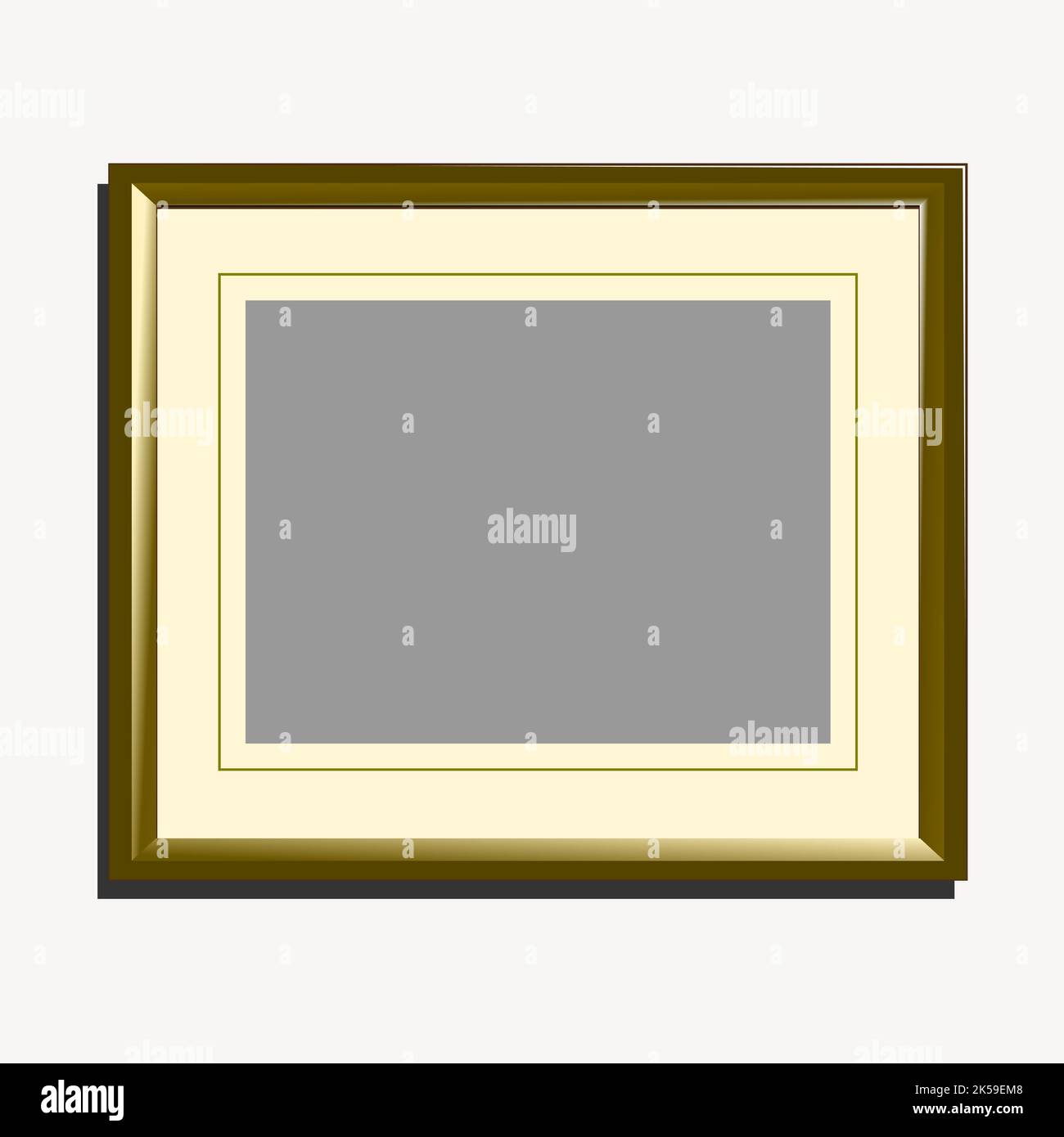Picture frame clipart, object illustration vector Stock Vector Image ...