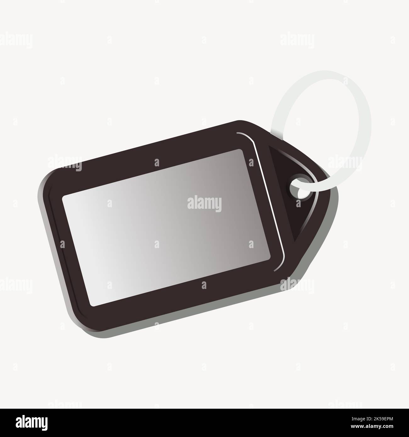 Key tag clipart, object illustration vector Stock Vector Image & Art ...