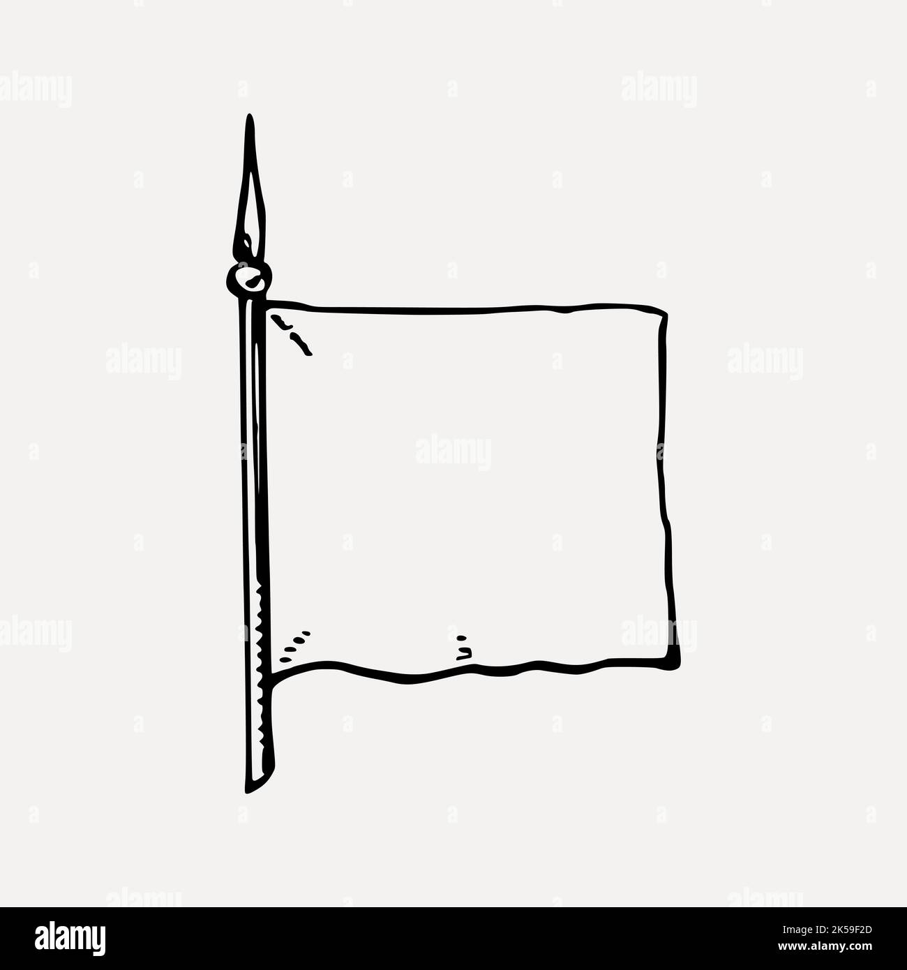 Blank Flag Clipart Illustration Vector Stock Vector Image And Art Alamy