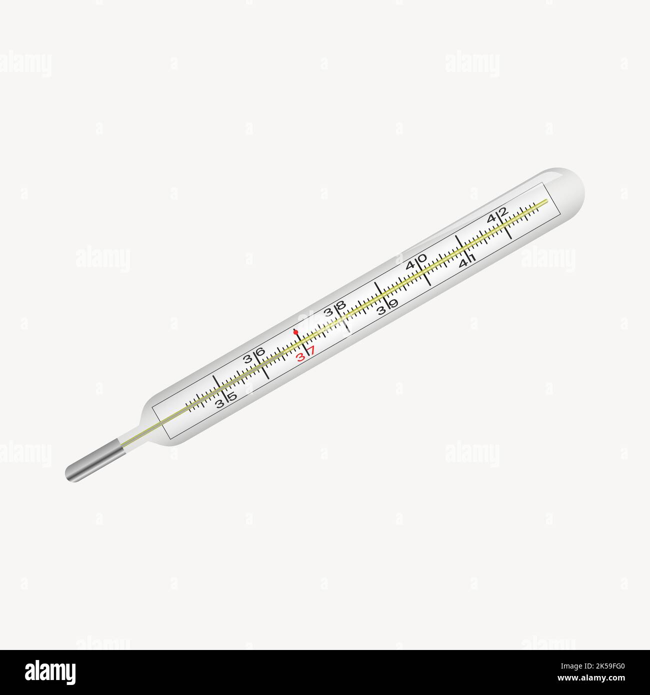 Thermometer clipart, object illustration vector Stock Vector Image ...