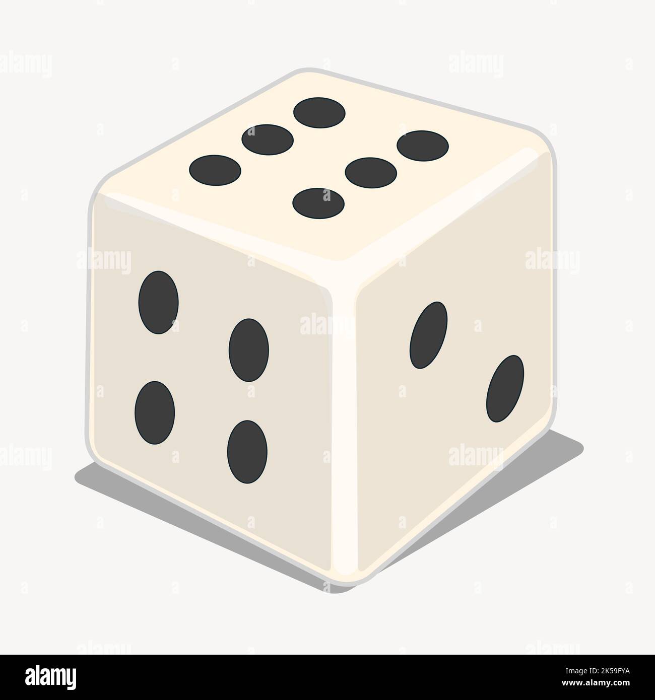 Dice clipart, object illustration vector Stock Vector Image & Art - Alamy