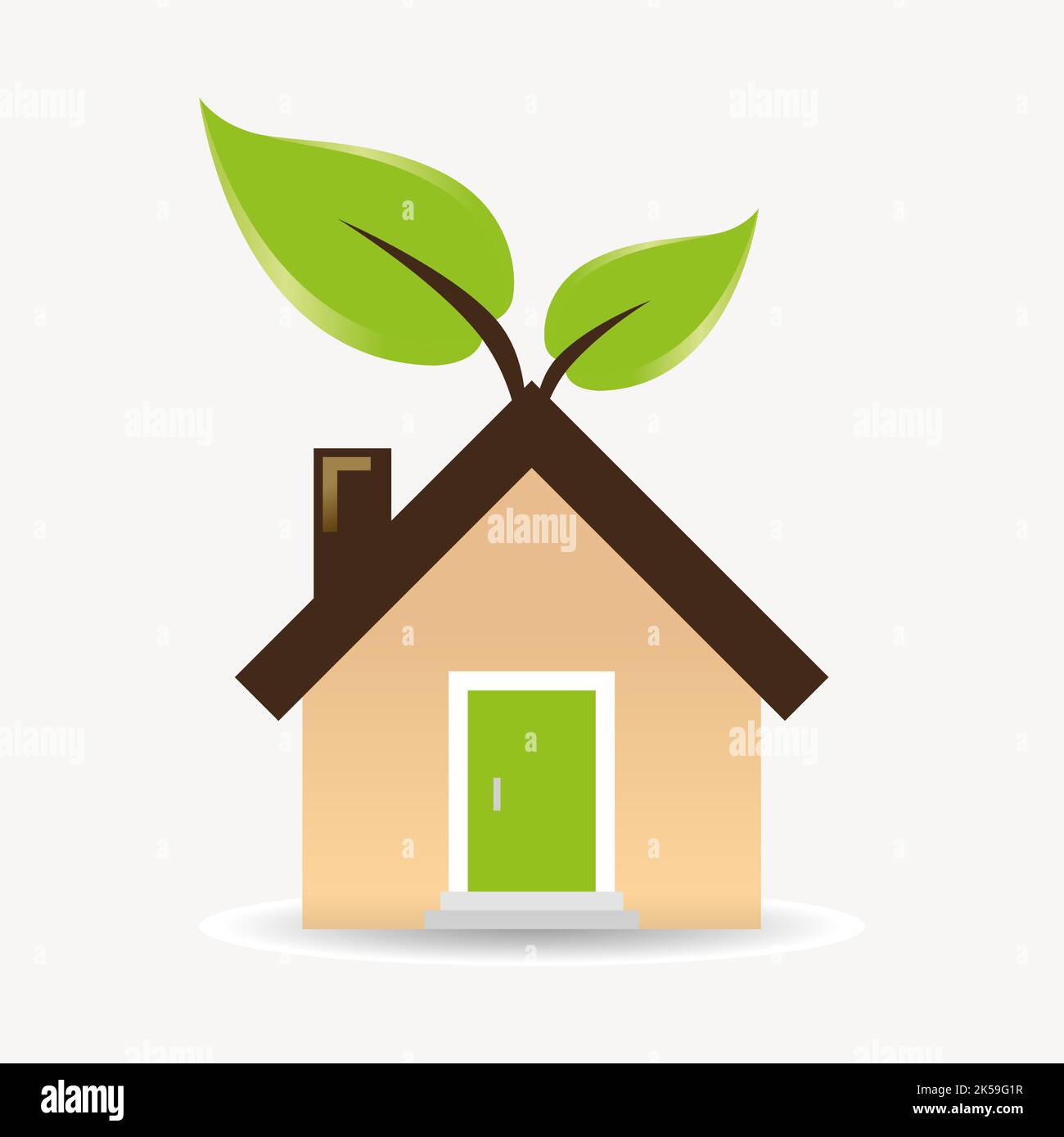 Green house clipart, environment illustration vector Stock Vector Image ...