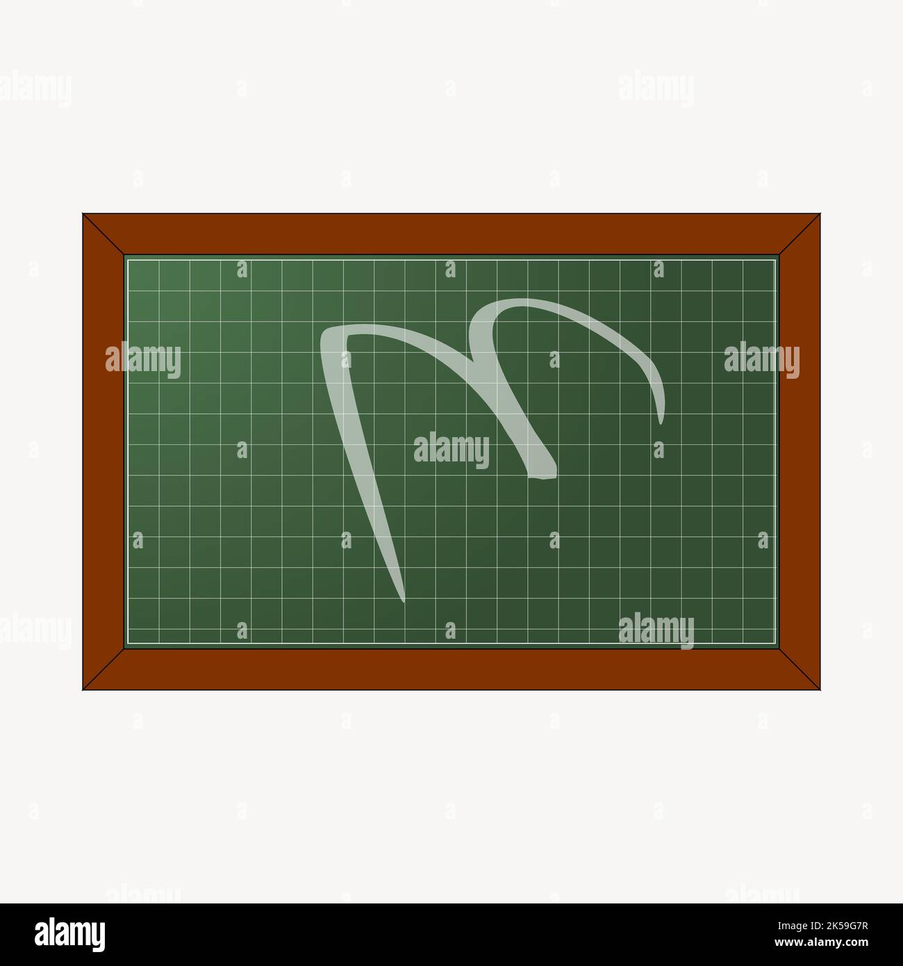 Chalkboard clipart, stationery illustration vector Stock Vector Image ...