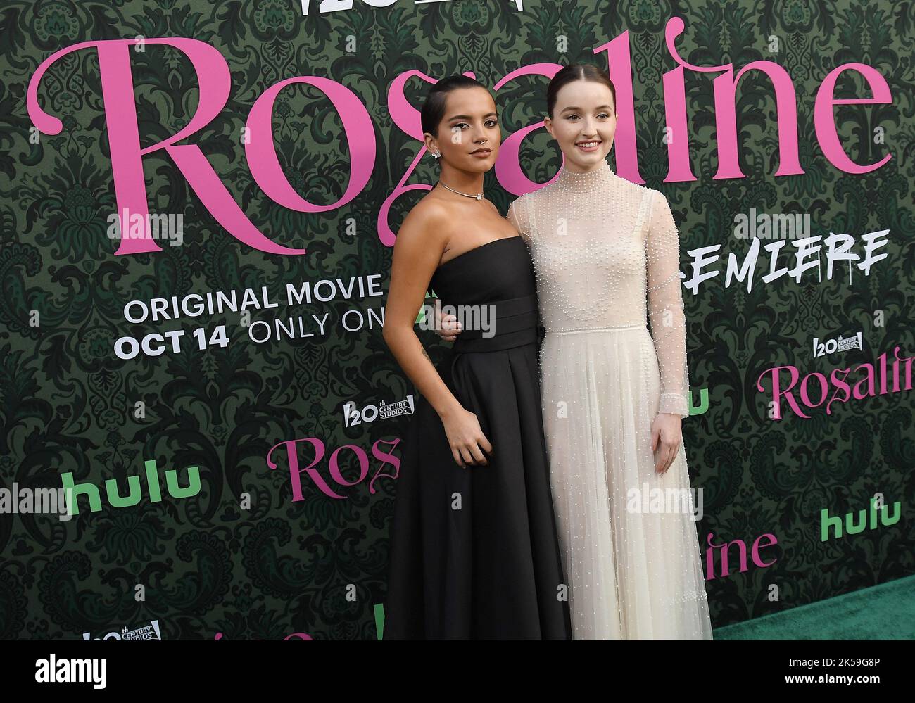 (L-R) Isabela Merced and Kaitlyn Dever at the 20th Century Studio's ...