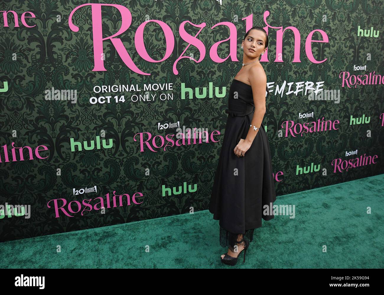 Isabela Merced arrives at the 20th Century Studio's ROSALINE Premiere ...