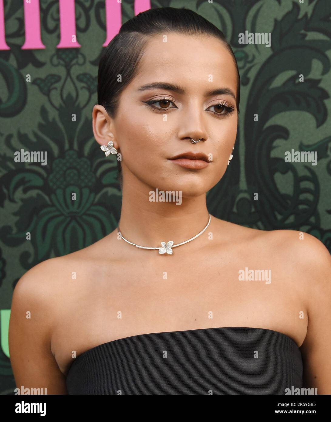 Isabela Merced arrives at the 20th Century Studio's ROSALINE Premiere ...