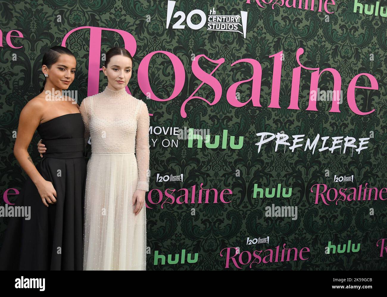 (L-R) Isabela Merced and Kaitlyn Dever at the 20th Century Studio's ...