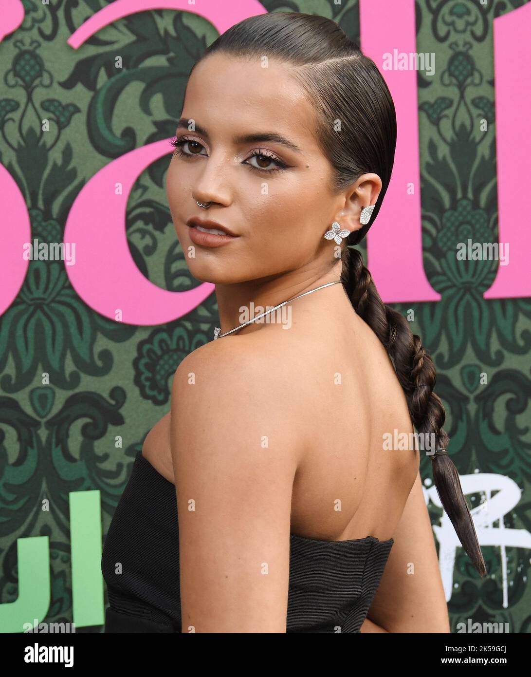 Isabela Merced arrives at the 20th Century Studio's ROSALINE Premiere ...