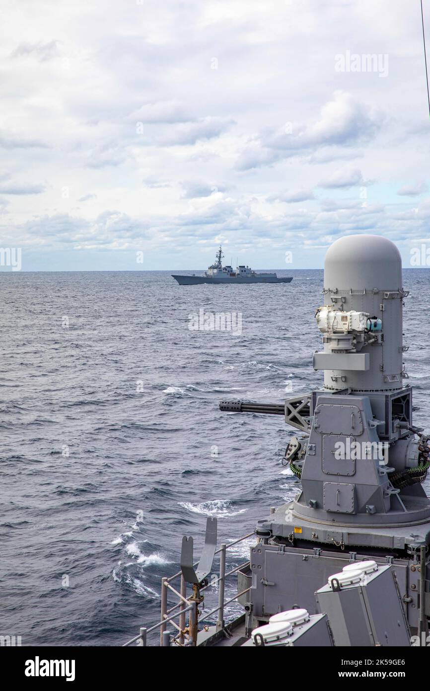 SEA OF JAPAN (Oct 6, 2022) Ships from the U.S., Japan and Republic of ...