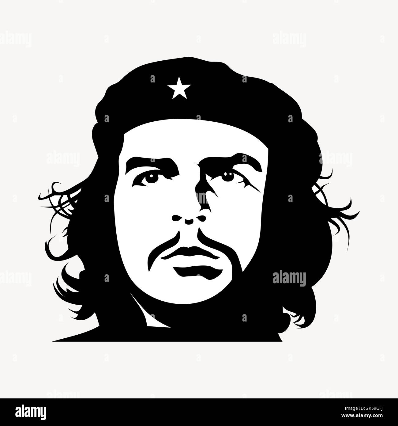 Che Guevara illustration clipart vector Stock Vector Image & Art - Alamy