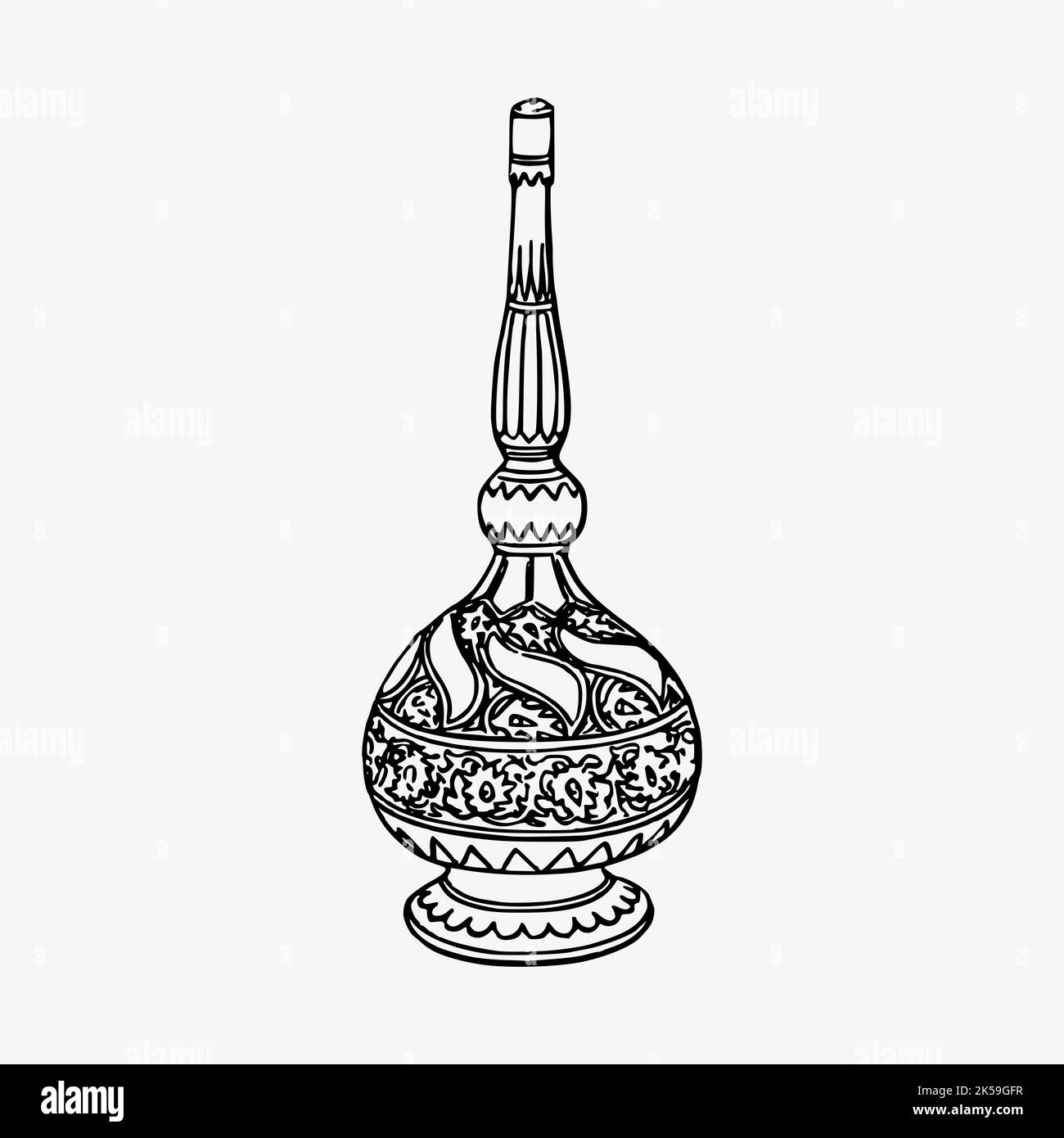Egyptian perfume Stock Vector Images - Alamy