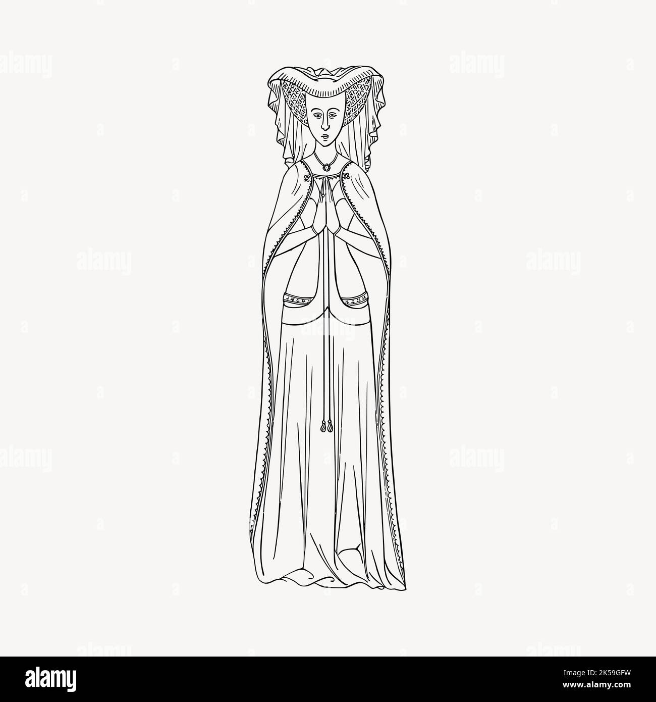 Noble woman Stock Vector Images - Alamy