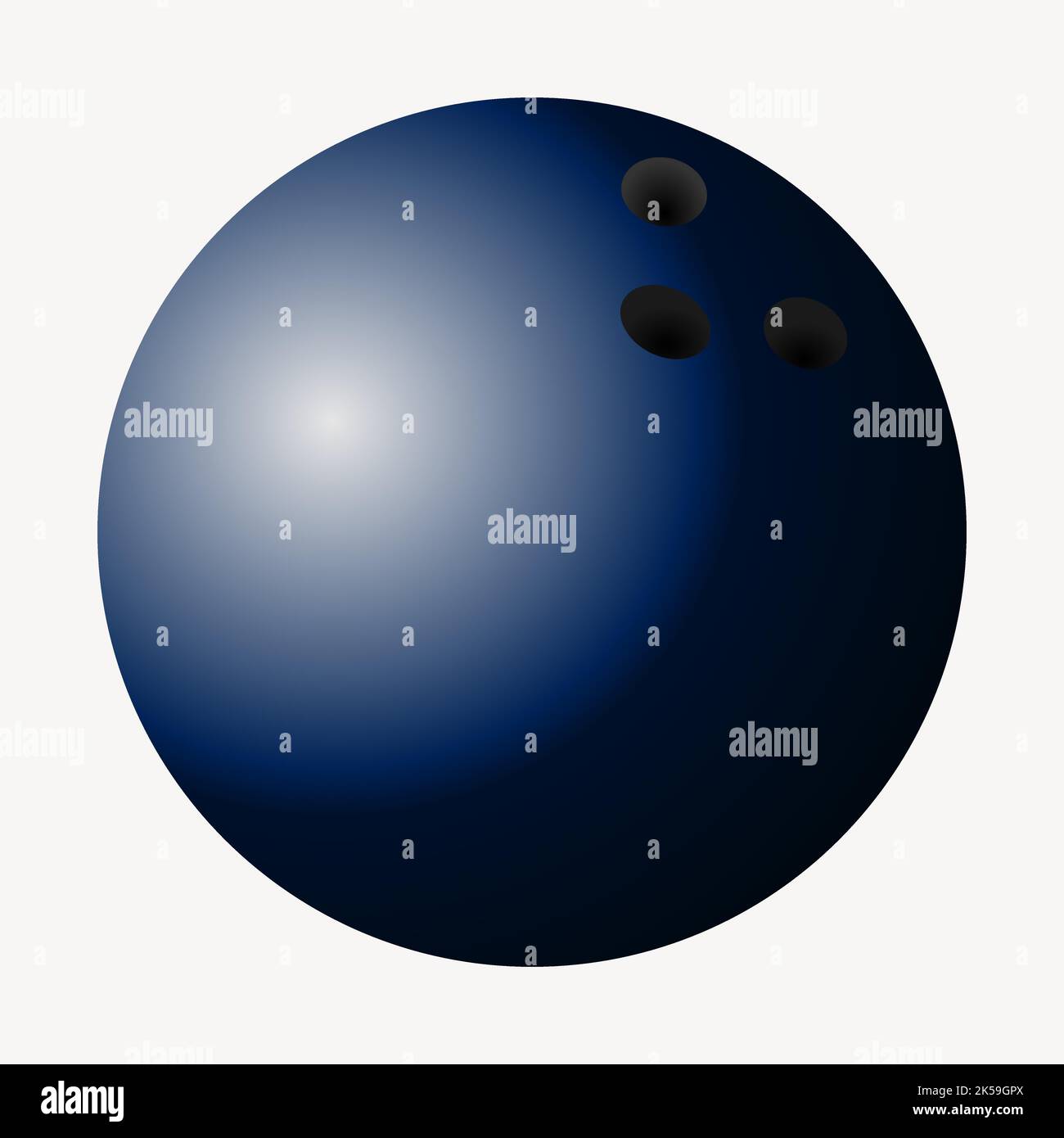 Bowling ball clipart, entertainment illustration vector Stock Vector ...