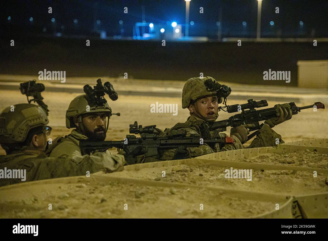 U.S. Marines with India Company, 3rd Battalion, 5th Marine Regiment ...