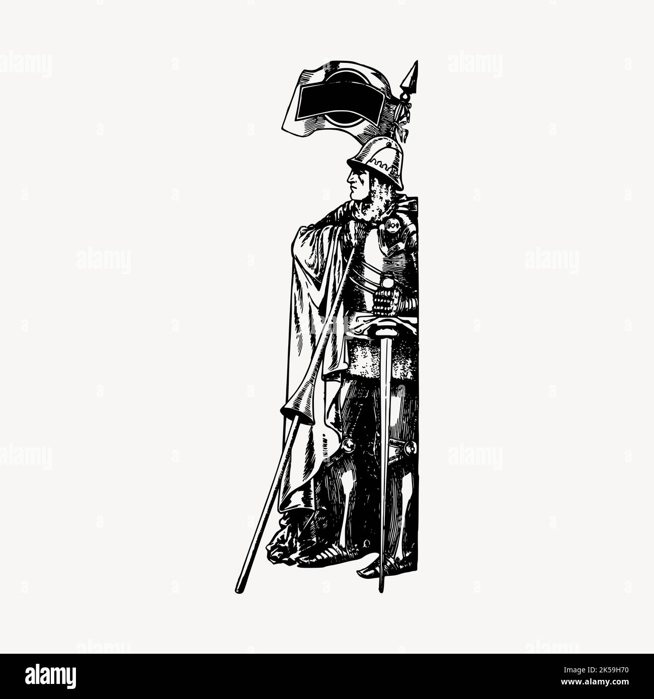 Standing knight hi-res stock photography and images - Alamy