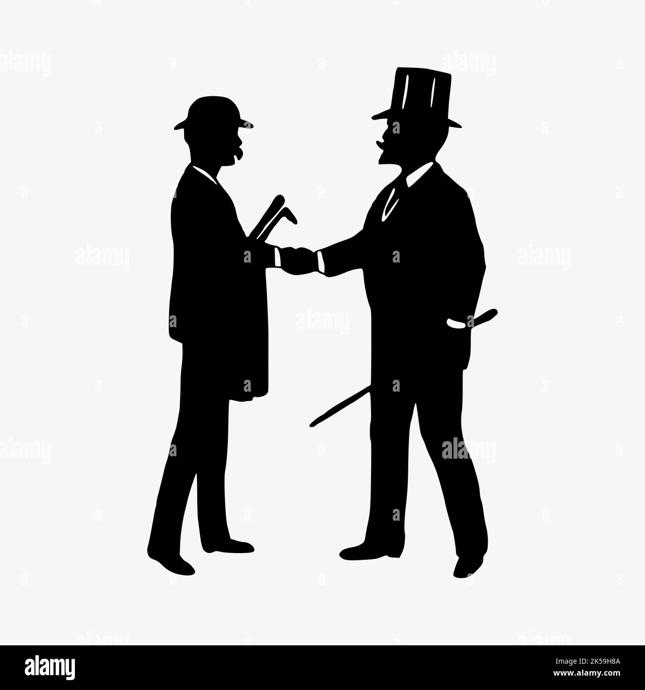 Gentlemen greeting illustration clipart vector Stock Vector Image & Art ...