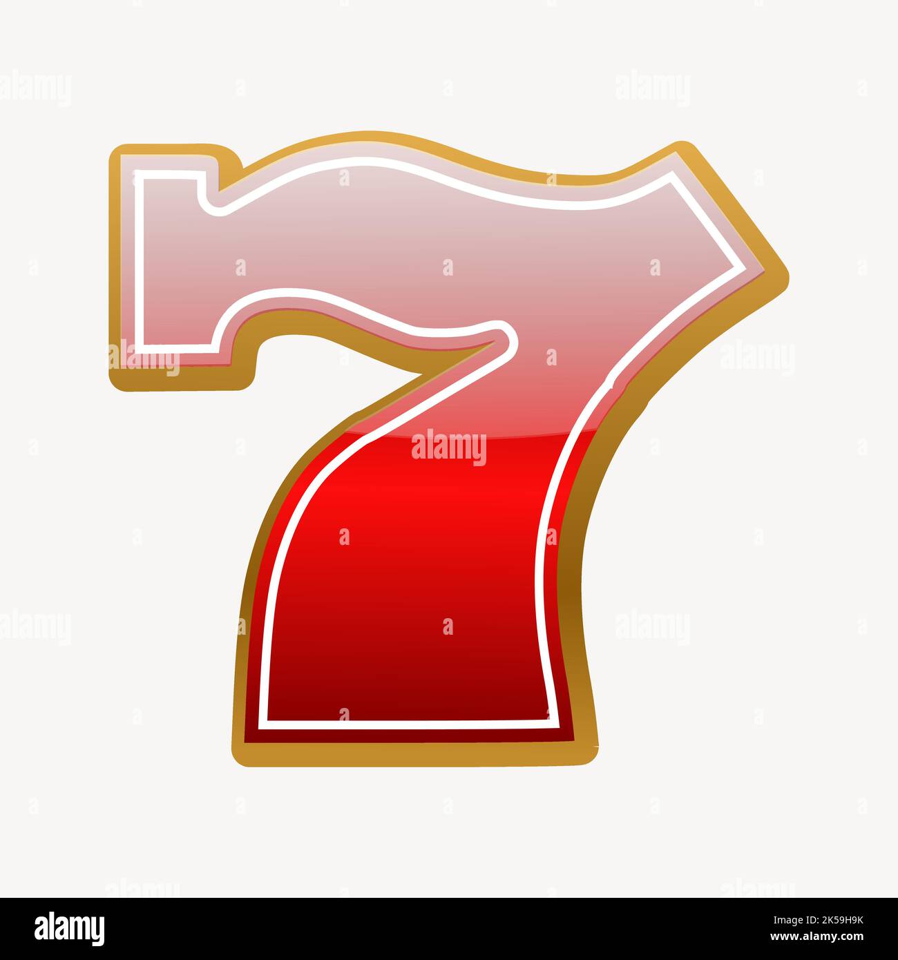 Lucky Number 7 Clipart