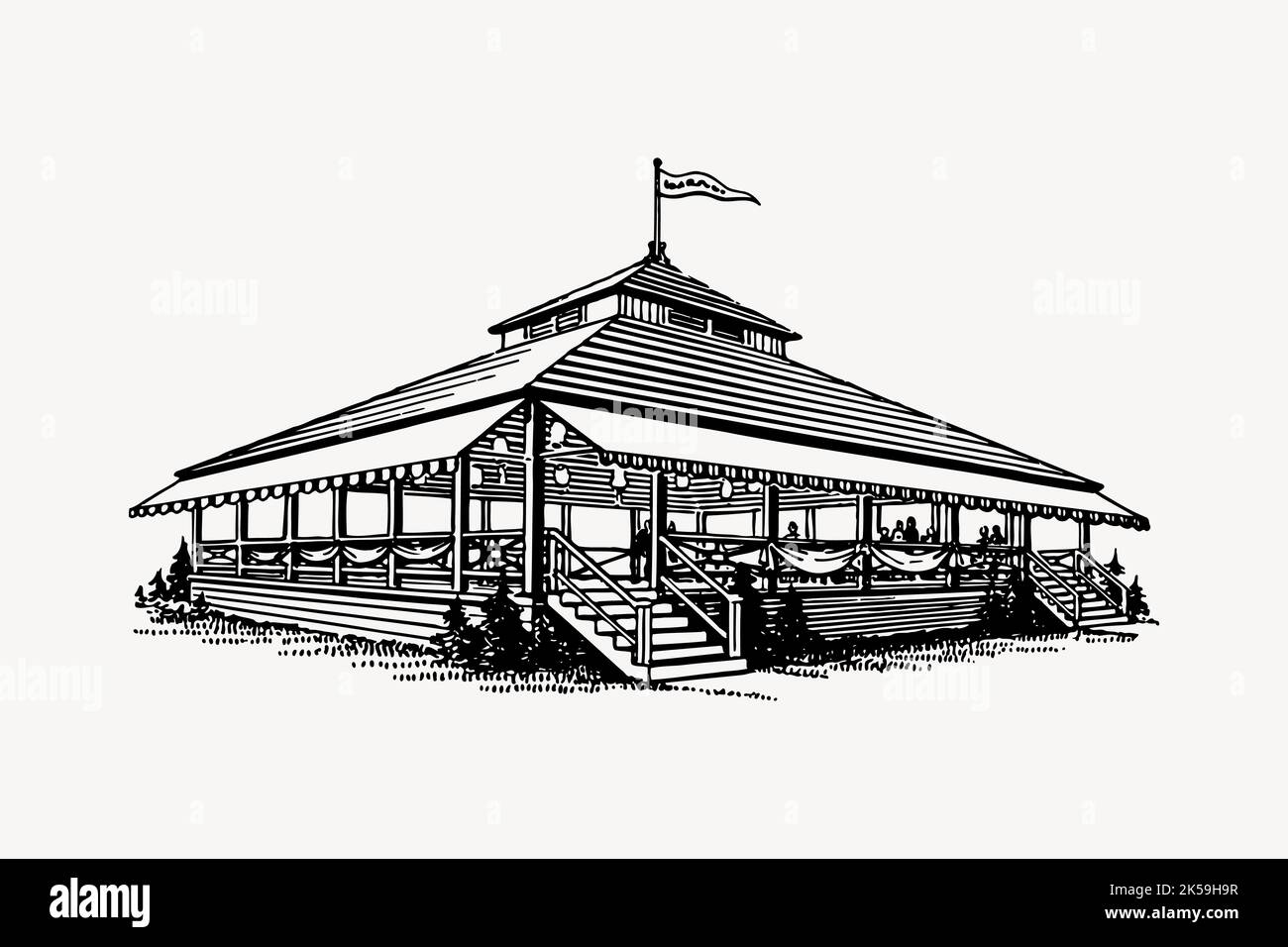 Pavilion clipart hi-res stock photography and images - Alamy