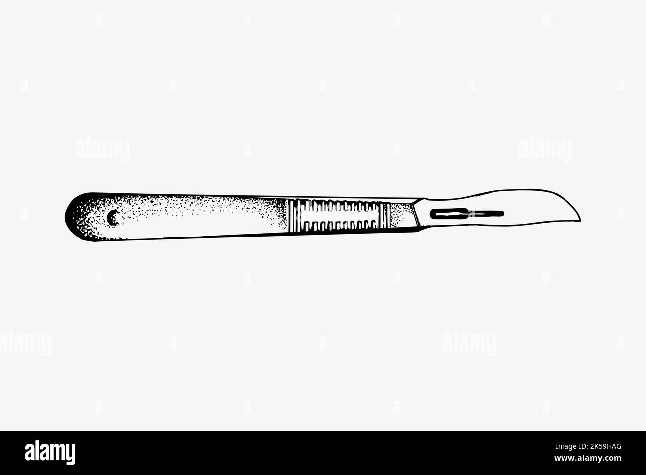 Scalpel clipart, vintage hand drawn vector Stock Vector Image & Art - Alamy