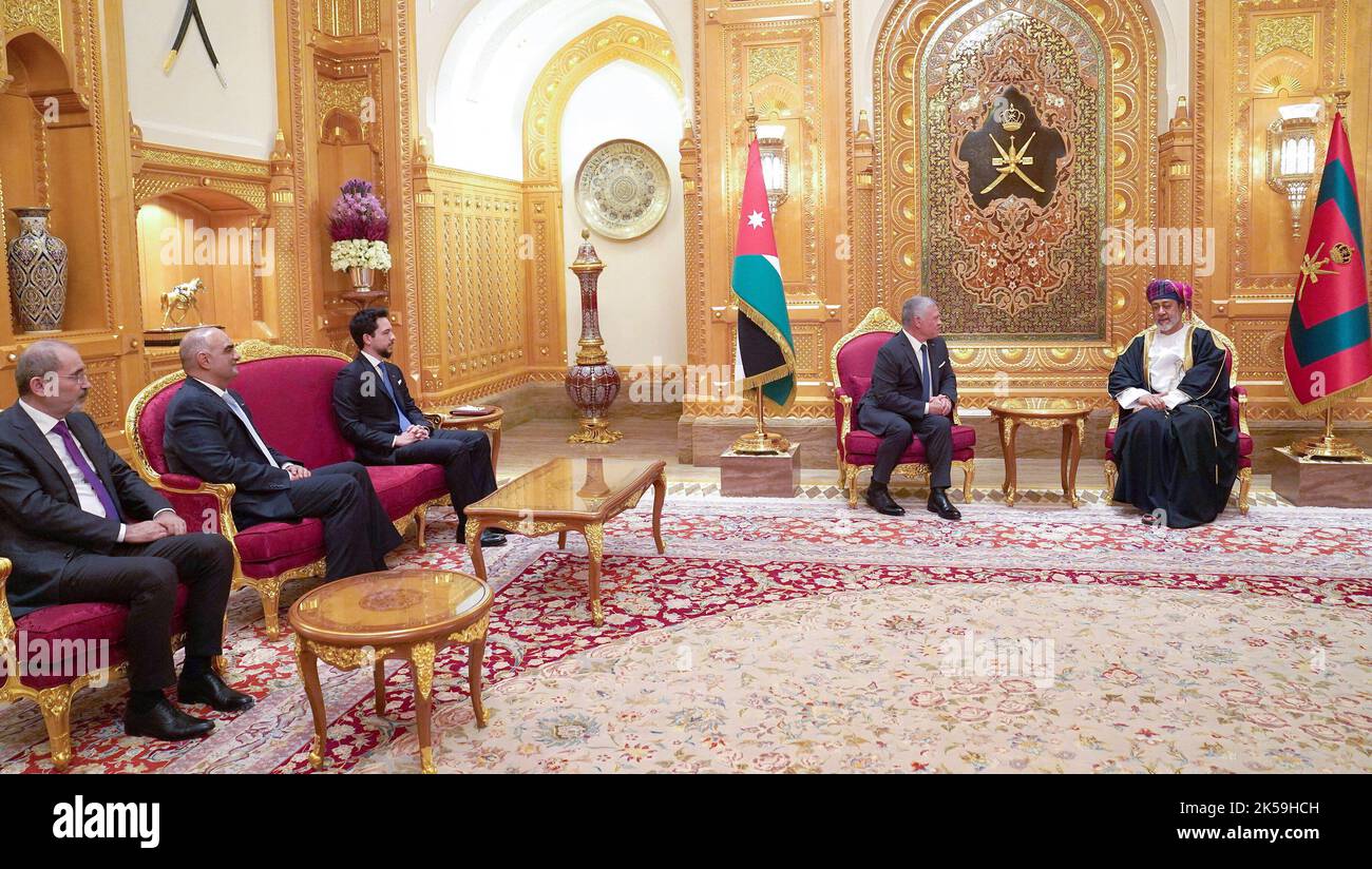Jordan’s Crown Prince Hussein (3rd from L), Jordan’s King Abdullah II ...