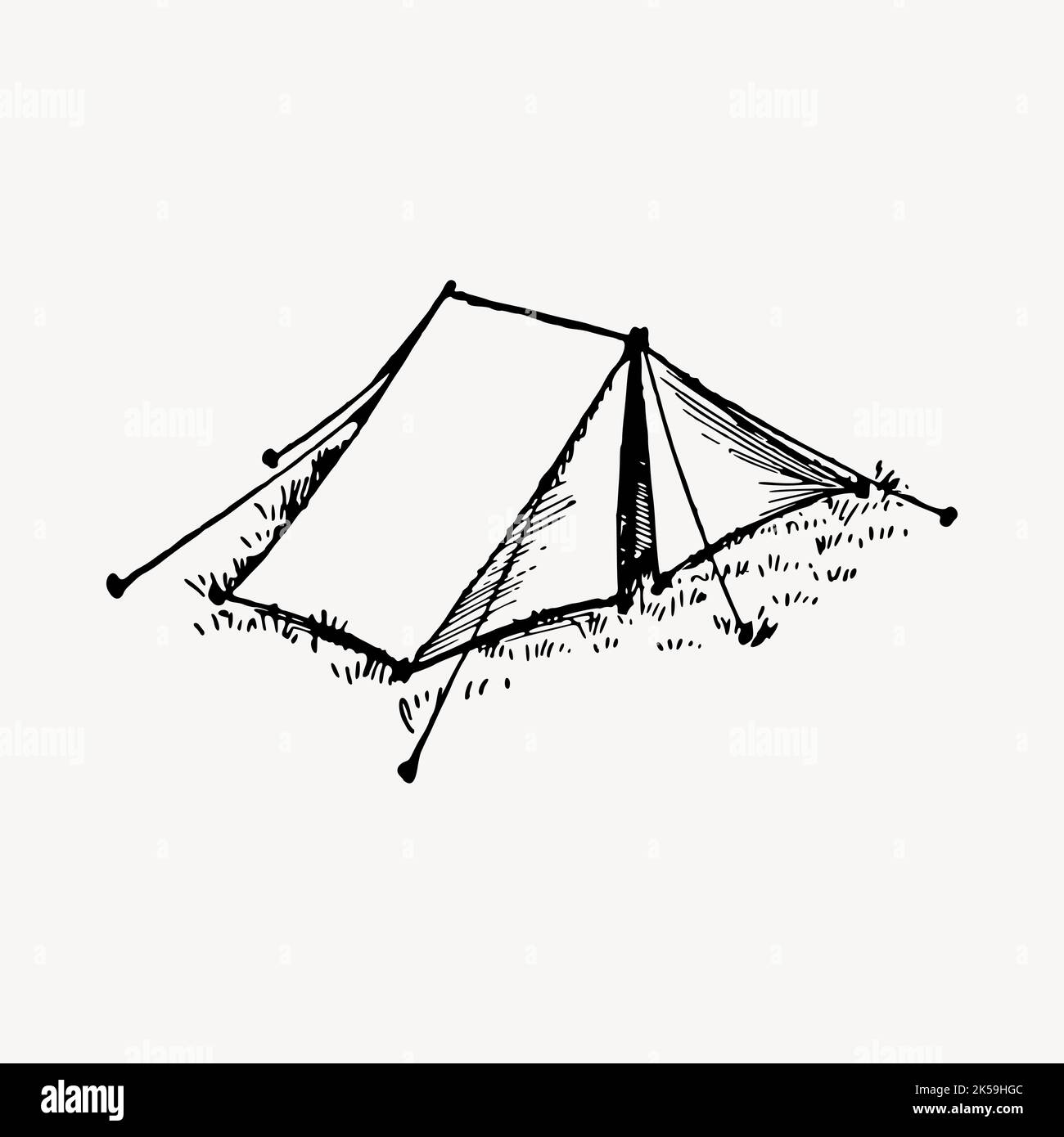 Vintage Camping Clipart
