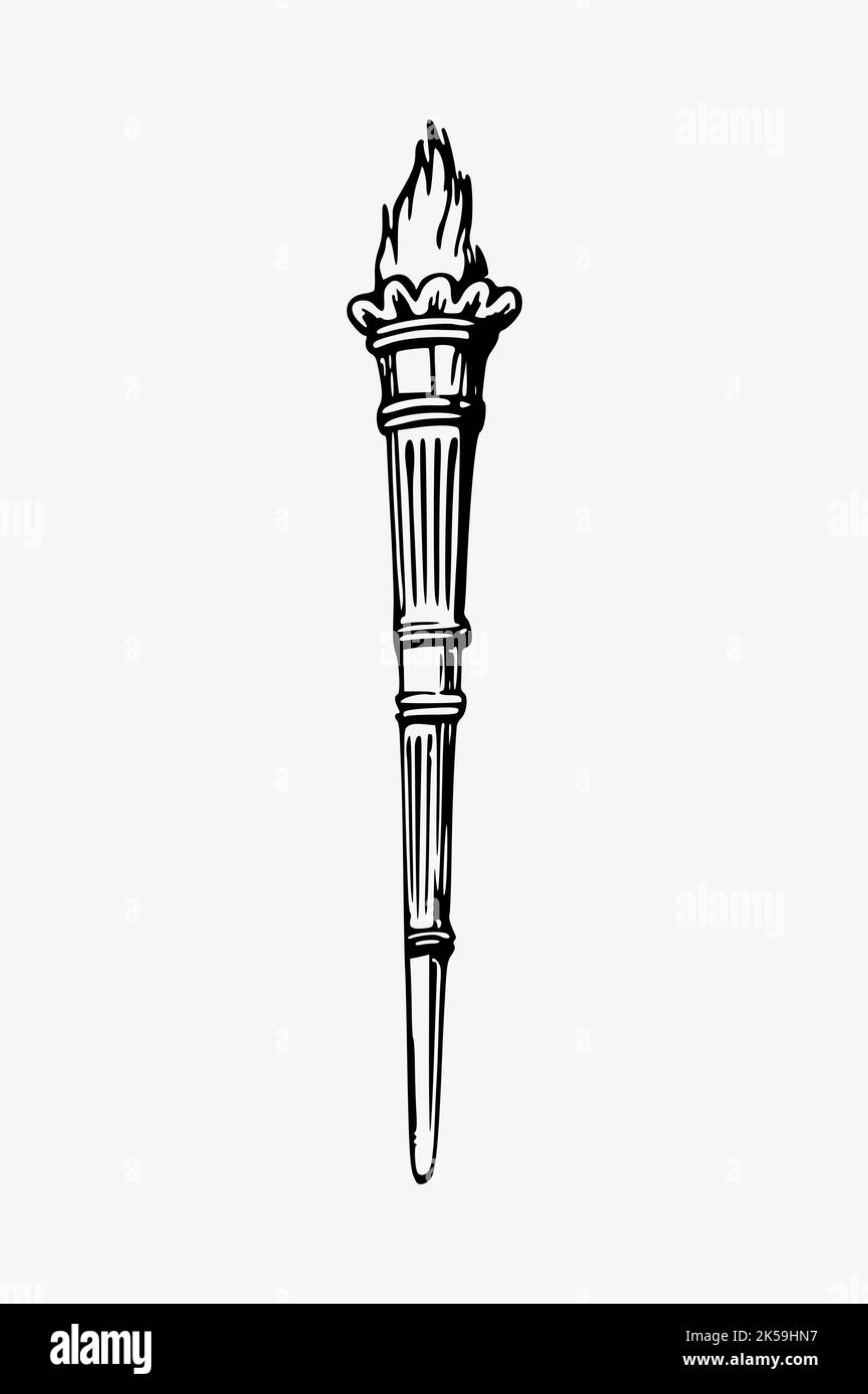 Torch vector Stock Vector Images - Alamy