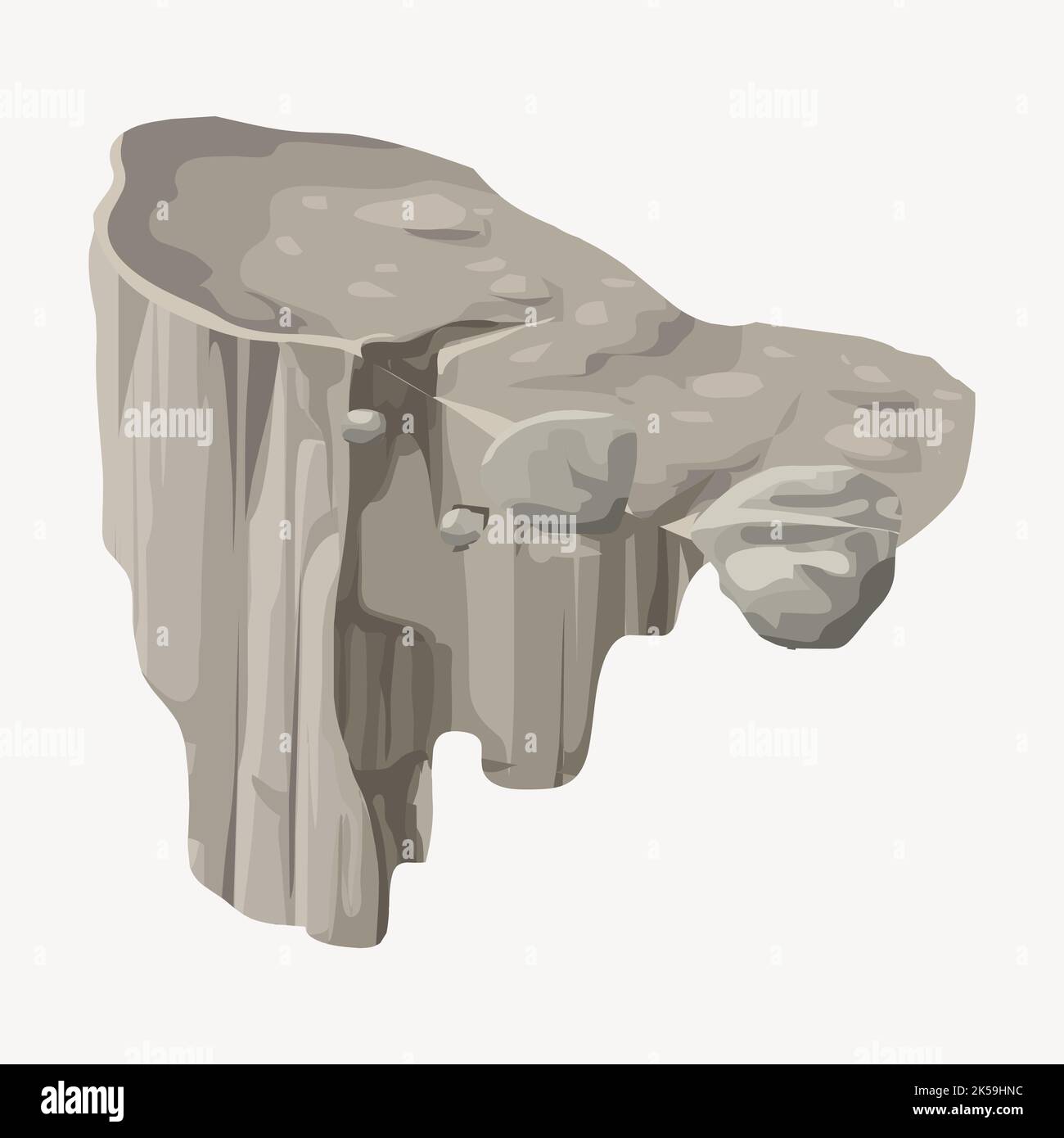 Cliff clipart illustration vector Stock Vector Image & Art - Alamy