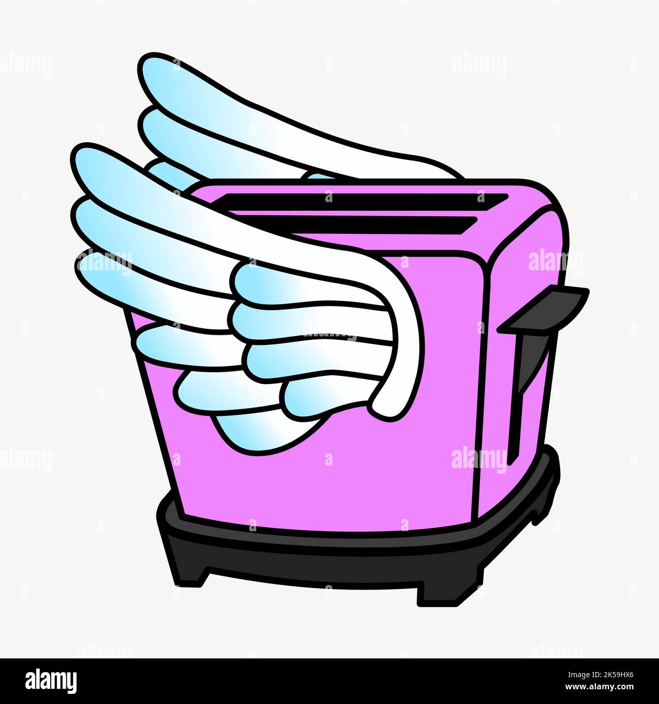 Toaster clipart, illustration vector Stock Vector Image & Art - Alamy
