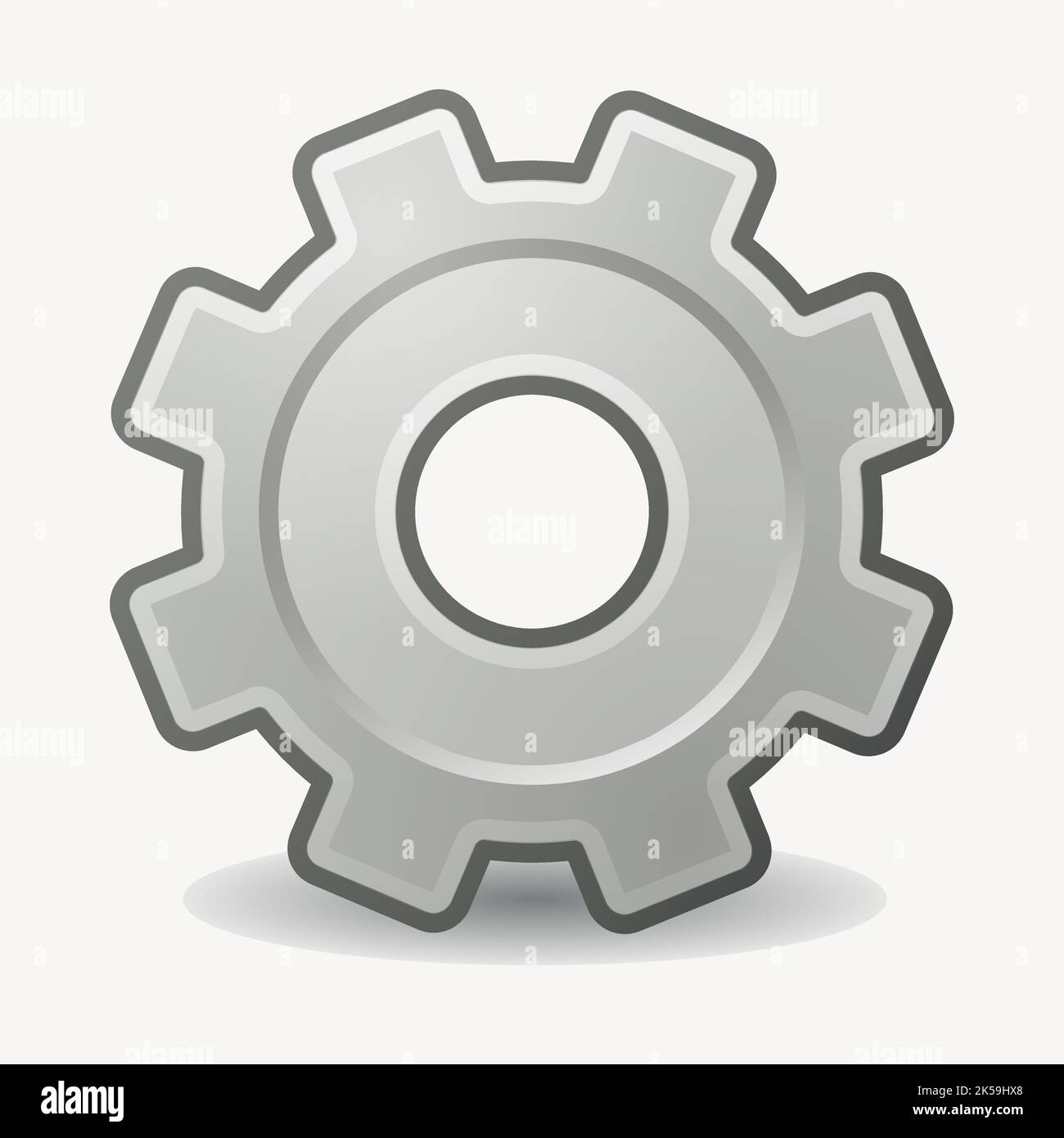 Settings icon clipart illustration vector Stock Vector Image & Art - Alamy