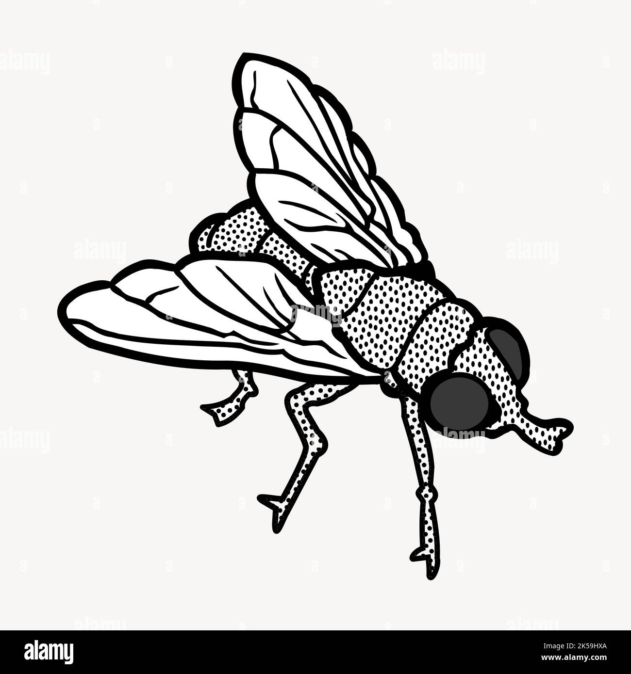 Fly clipart, animal illustration vector Stock Vector Image & Art - Alamy