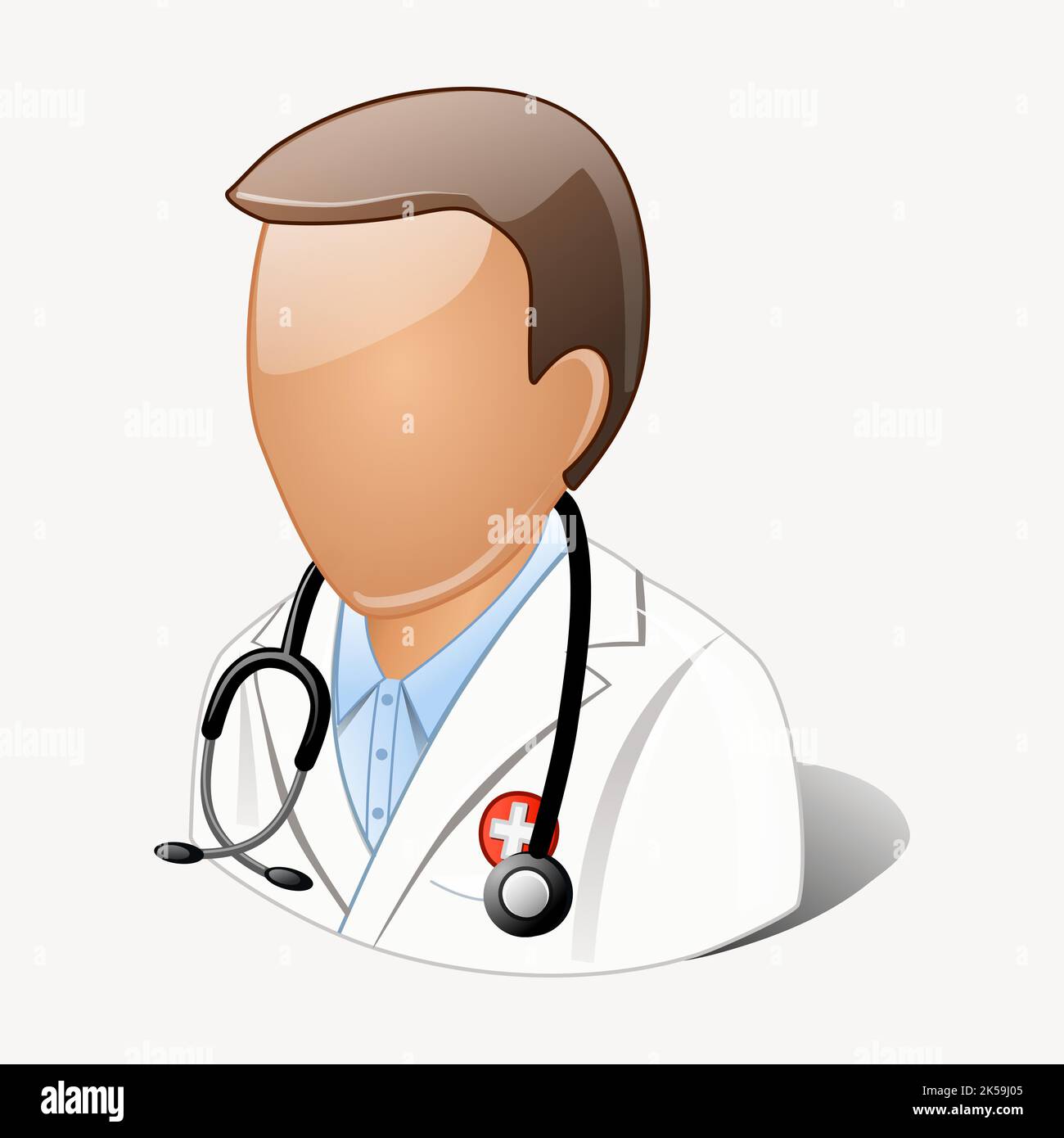 Doctor icon clipart vector Stock Vector Image & Art - Alamy