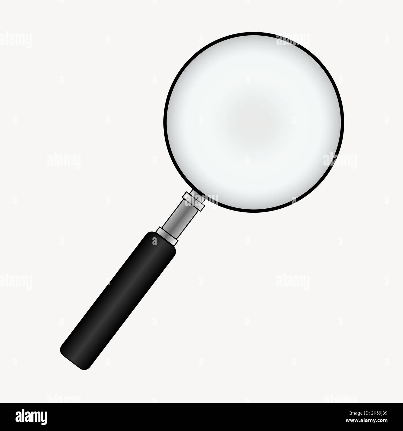 Magnifying glass clipart, object illustration vector Stock Vector Image ...