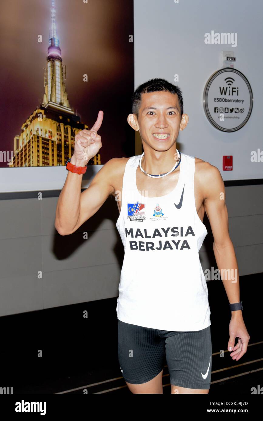 New, York, October 6, 2022. First place finisher Wai Ching Soh of ...