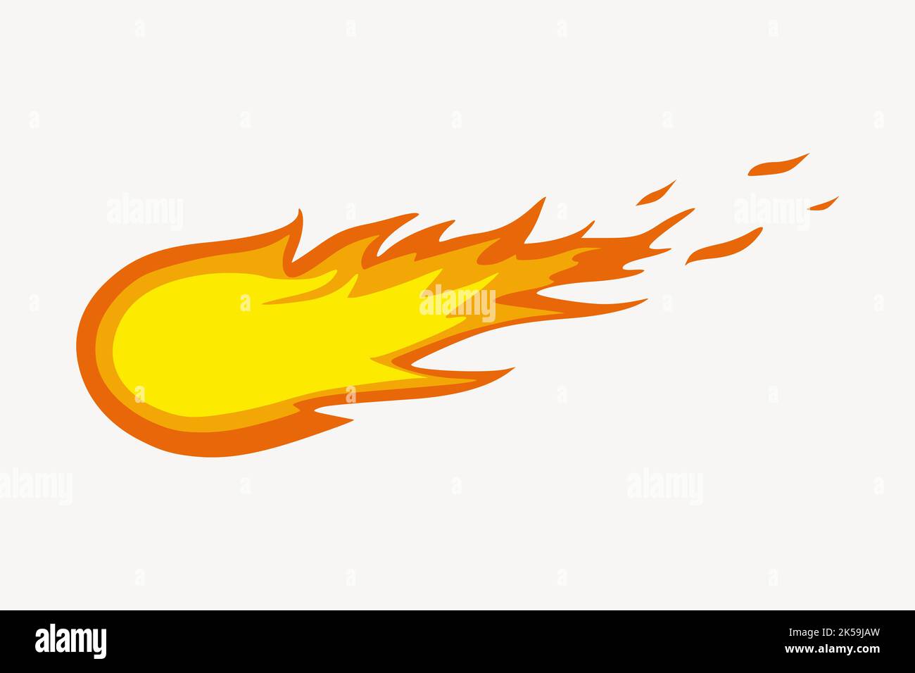 Fireball clipart, illustration vector Stock Vector Image & Art - Alamy