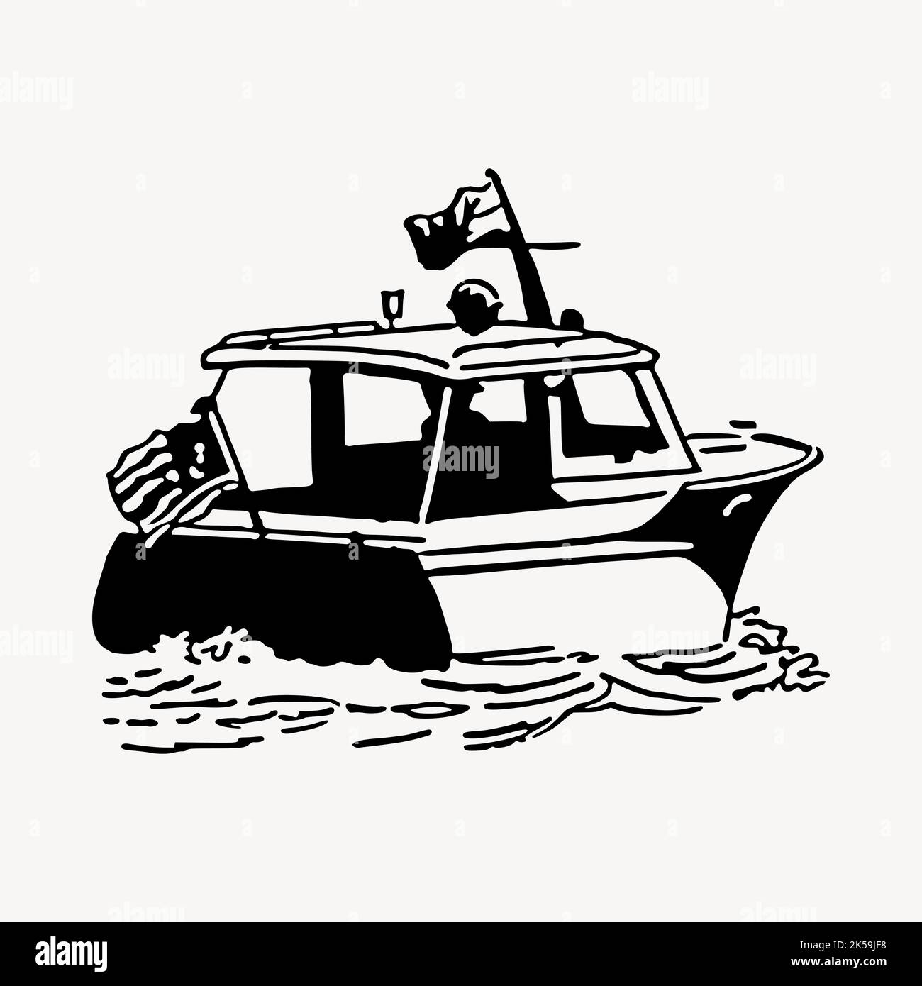 Speed boat clipart Stock Vector Images - Alamy