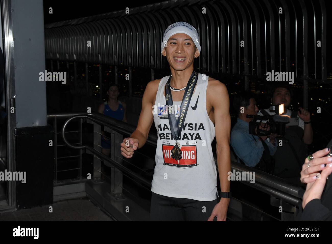 New, York, October 6, 2022. First place finisher Wai Ching Soh of ...