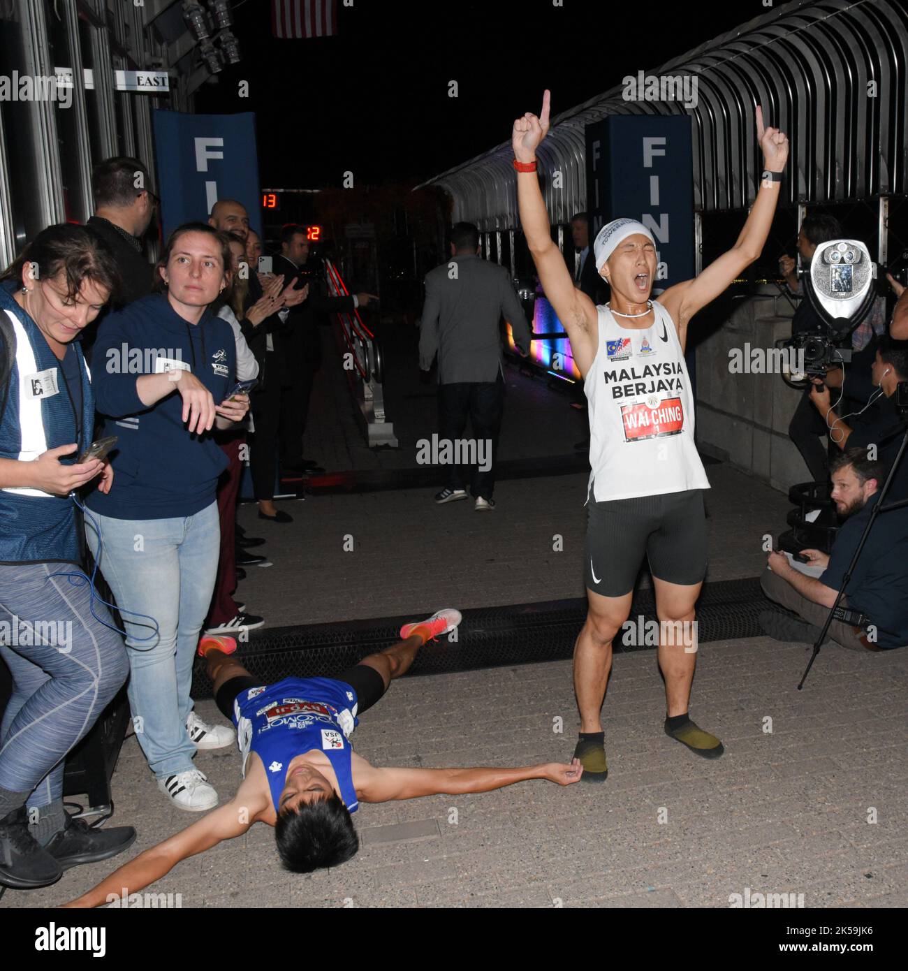 New York, USA. 06th Oct, 2022. Wai Ching Soh of Malaysia stands ...