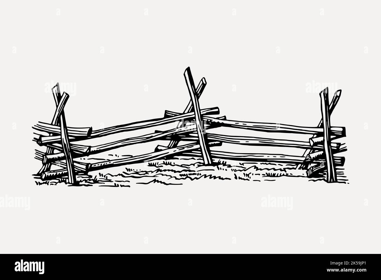 Wood Fence Drawing A Kit To Build A Semi Private Privacy Fence (Design