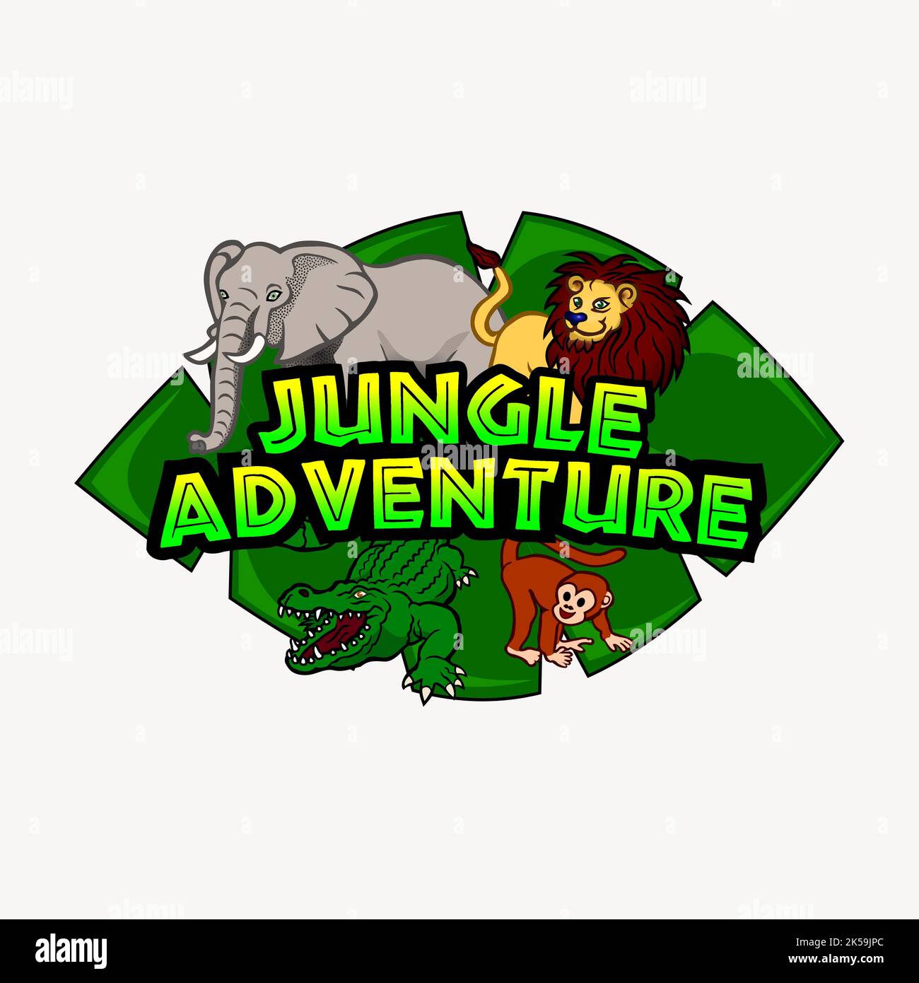 Jungle adventure clipart hi-res stock photography and images - Alamy