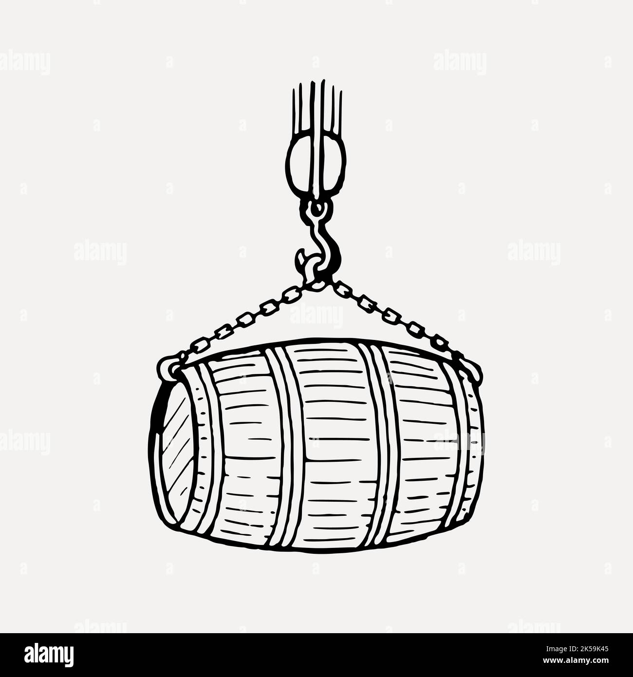 Barrel drawing hi-res stock photography and images - Alamy