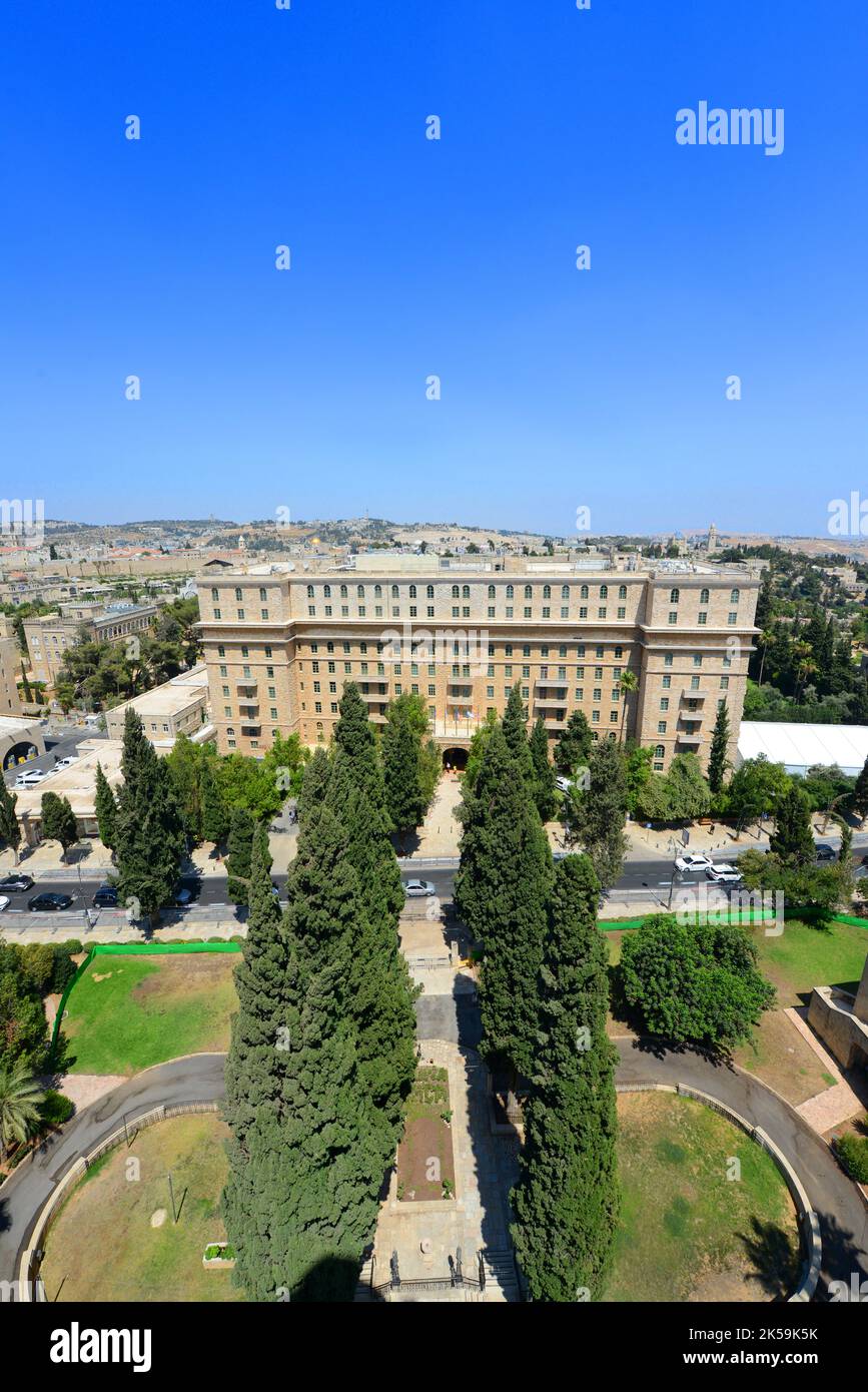 The King David hotel during president Biden visit to Jerusalem in July ...