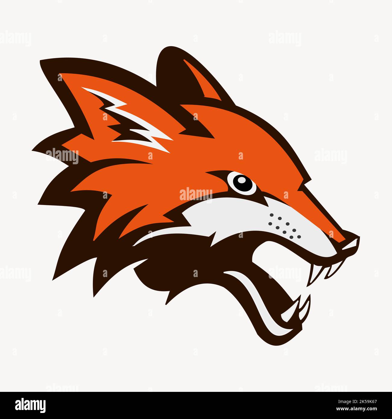 Fox clipart, animal illustration vector Stock Vector Image & Art - Alamy