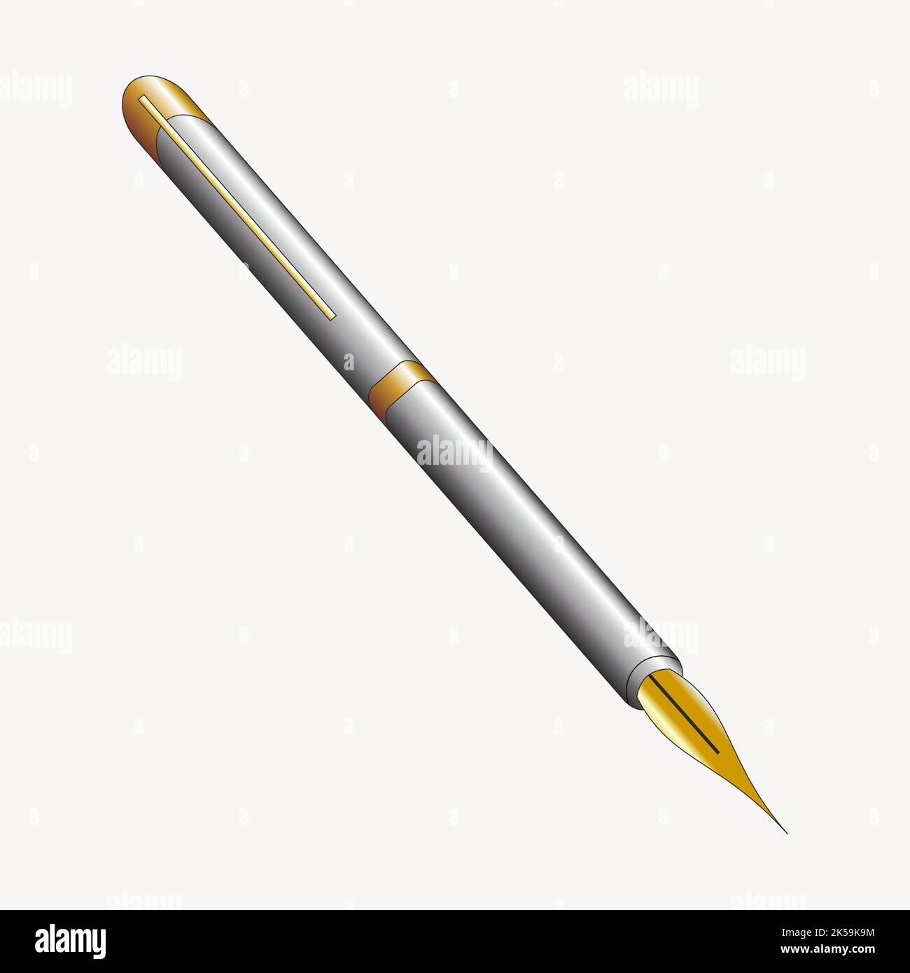 Fountain pen clipart, illustration vector Stock Vector Image & Art - Alamy