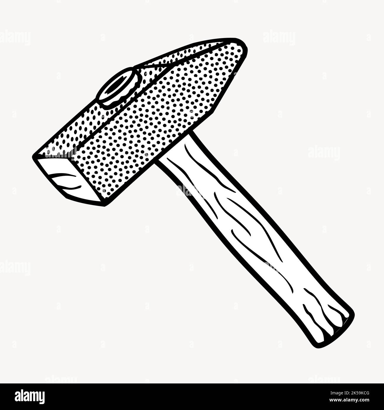 Hammer clipart, drawing illustration vector Stock Vector Image & Art ...