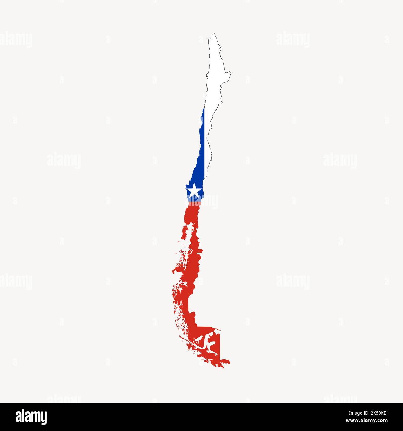 Chile map clipart, illustration vector Stock Vector Image & Art - Alamy