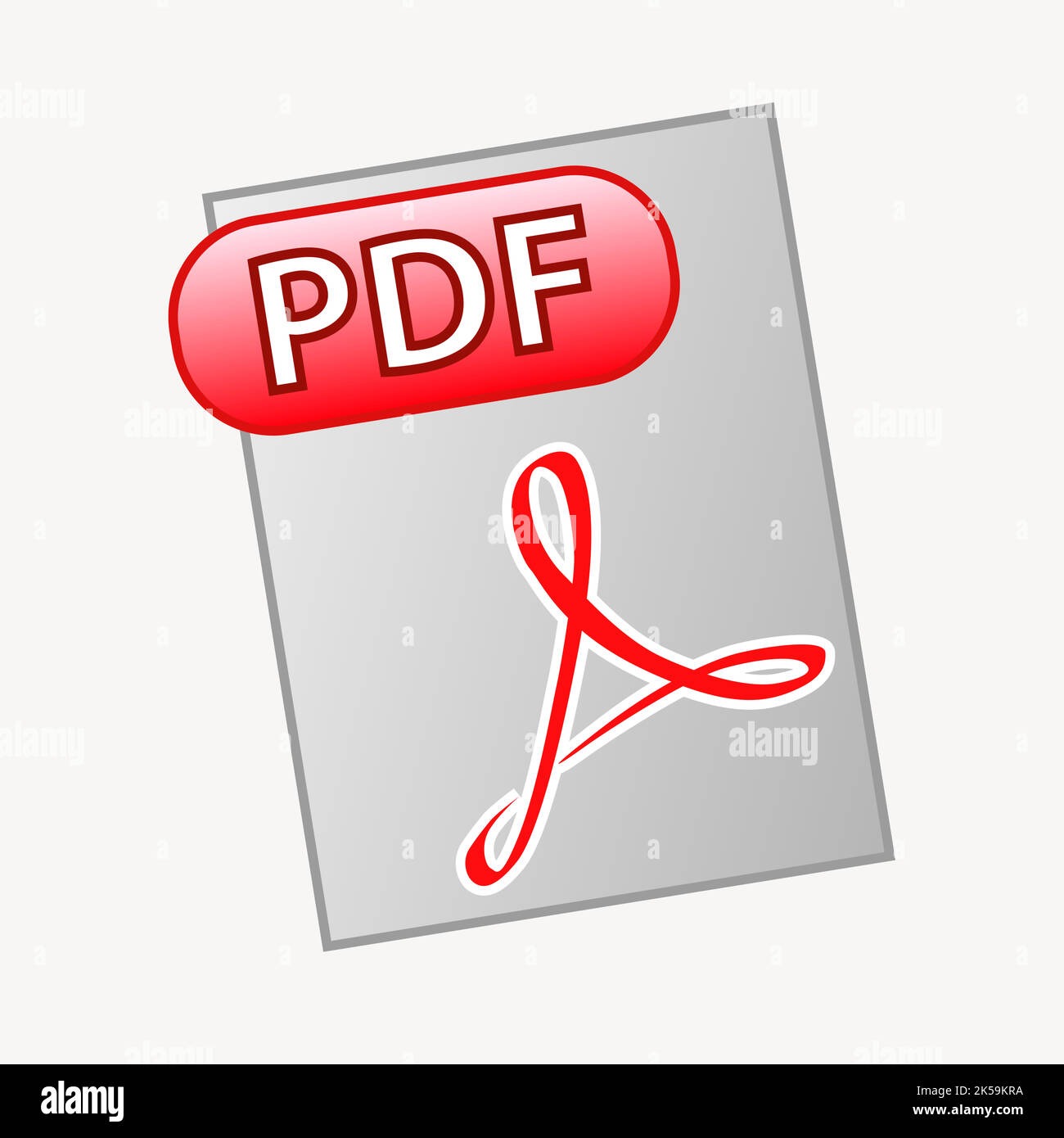 PDF file illustration Stock Vector Image & Art - Alamy