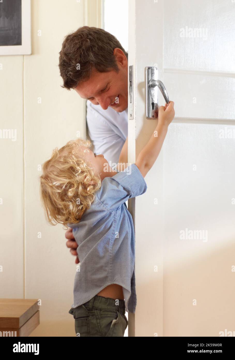 Kid Opening Door